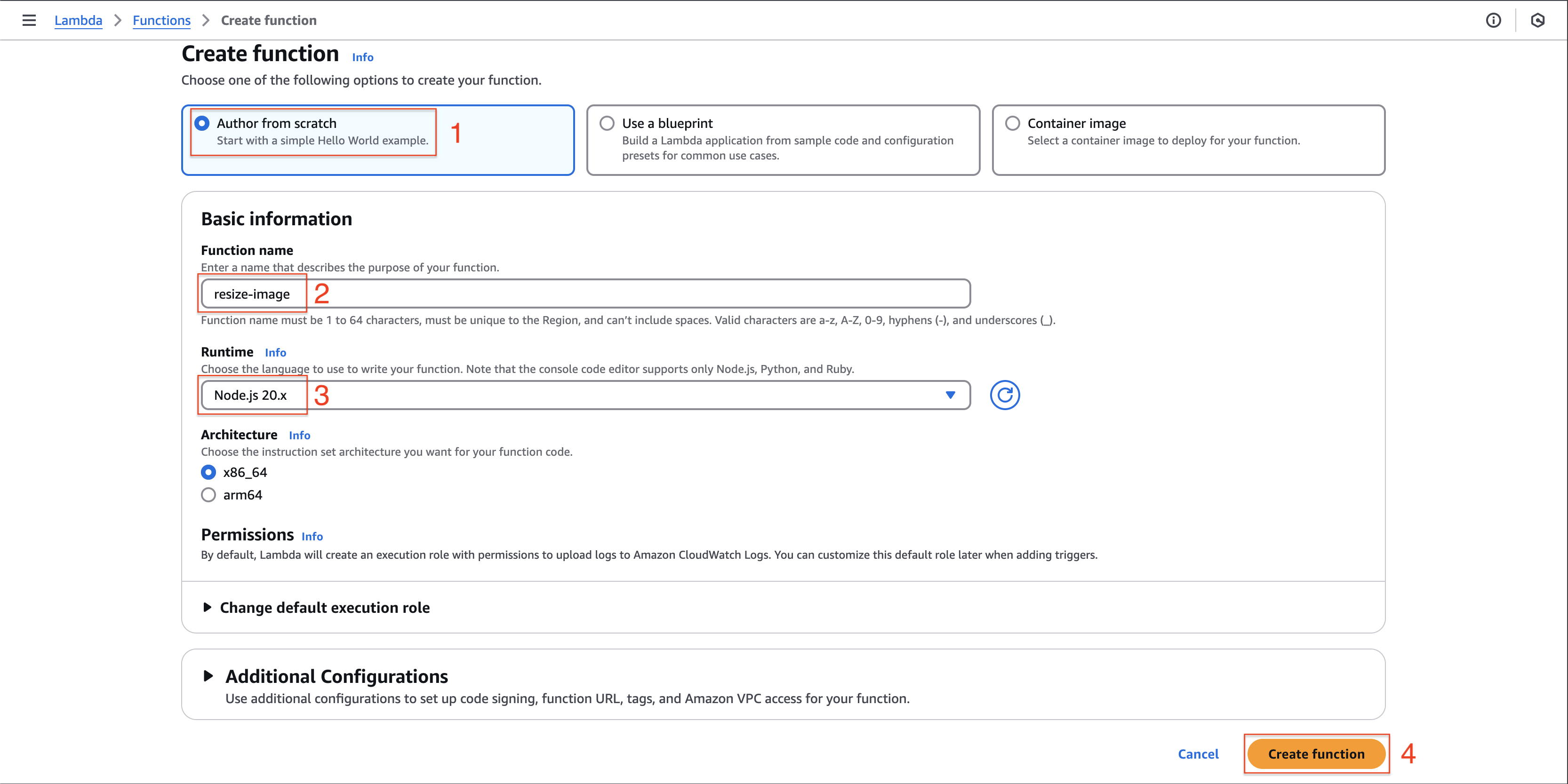 Creating a Lambda Function for Image Processing :: AWS System Manager Creating a Lambda Function for Image Processing :: AWS System Manager